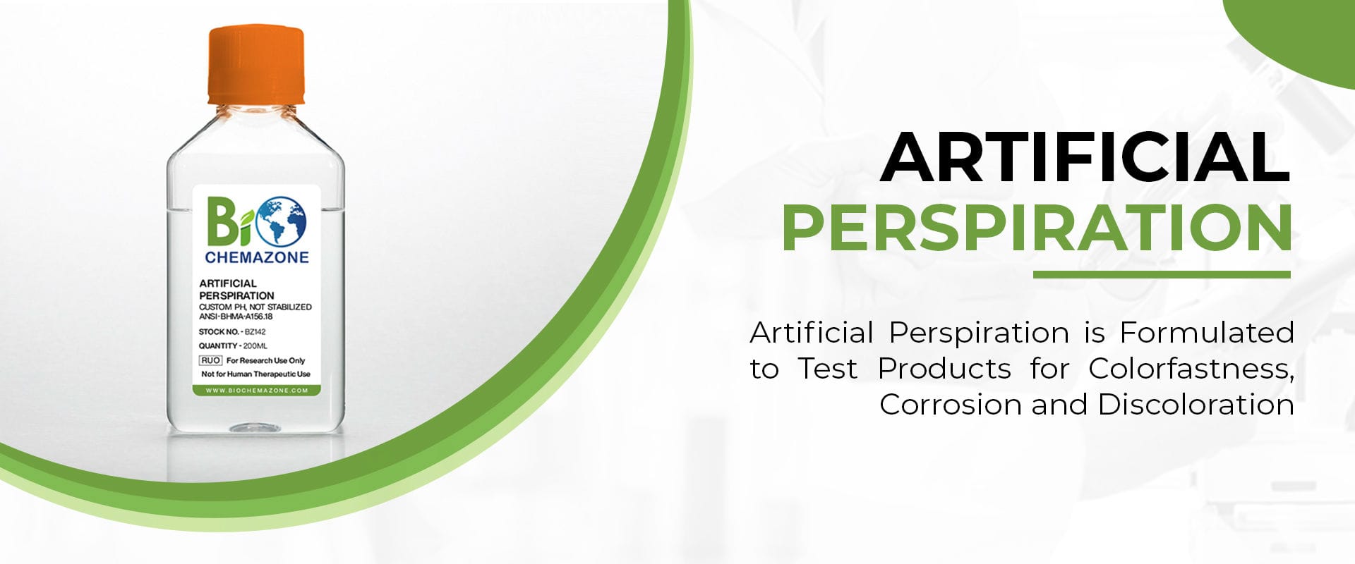 Artificial Eccrine Perspiration - Biochemazone™