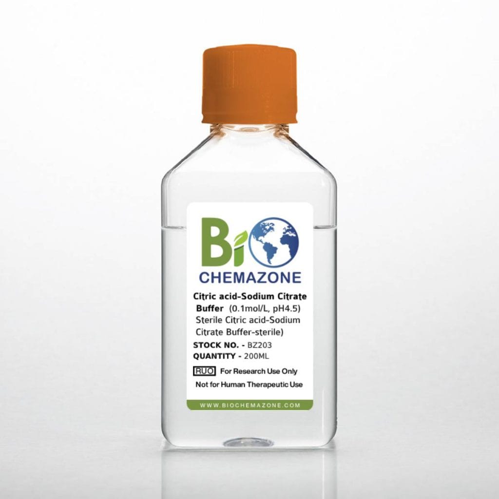 Buy Sodium Citrate Buffer BZ203 at Low Price | Biochemazone™