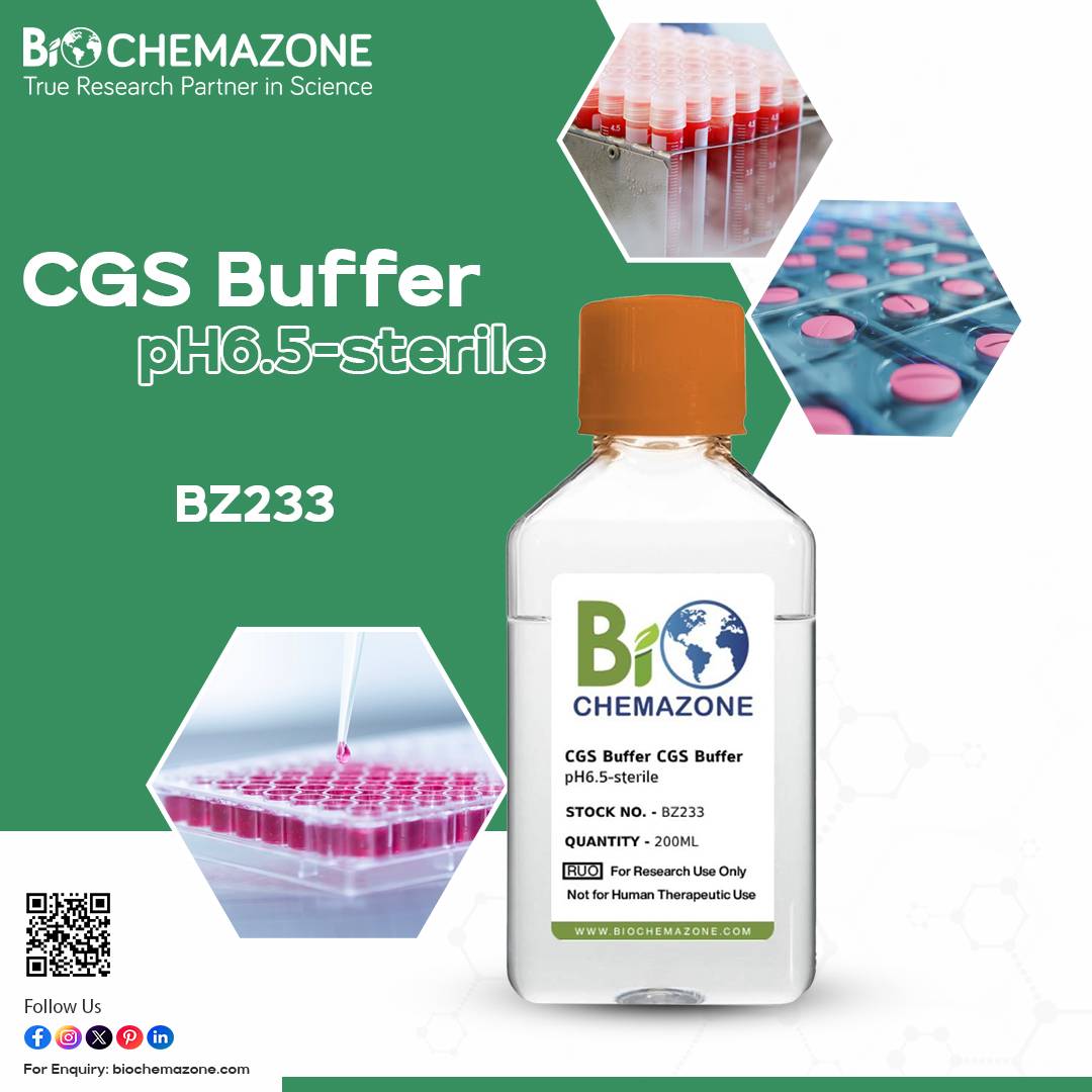 CGS Buffer pH6.5-Sterile (BZ233) | Platelet Washing Solution