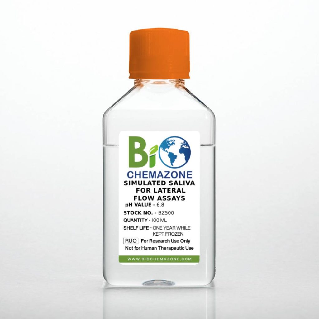 Simulated Saliva for Lateral Flow Assays BZ500 | Biochemazone